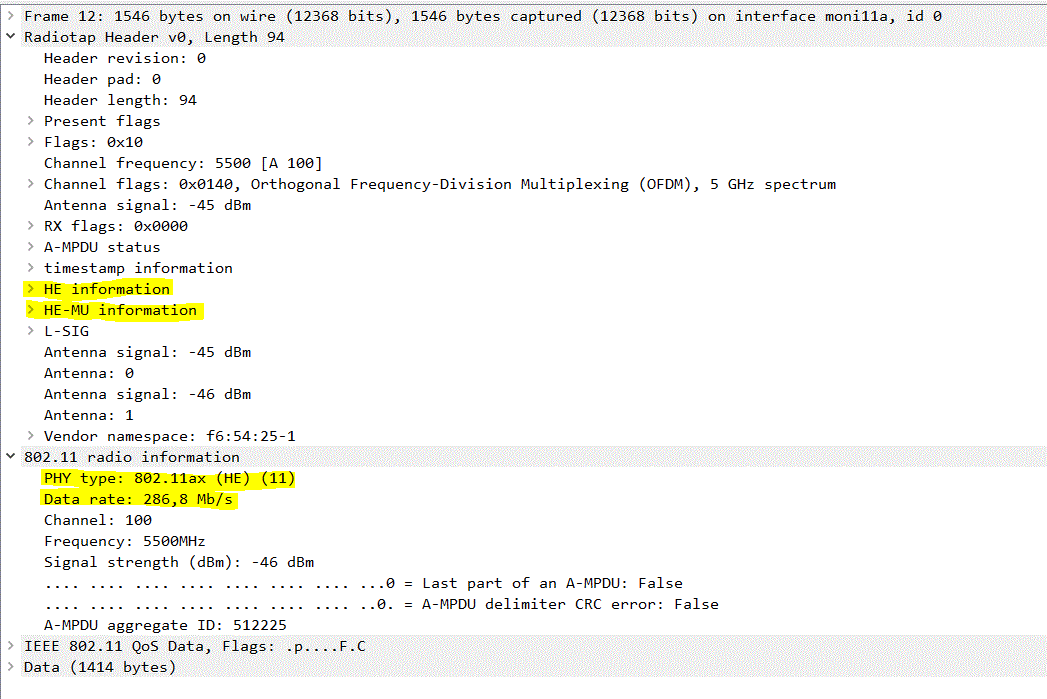 Exploring the 802.11ax Preamble in Wireshark – Gjermund Raaen